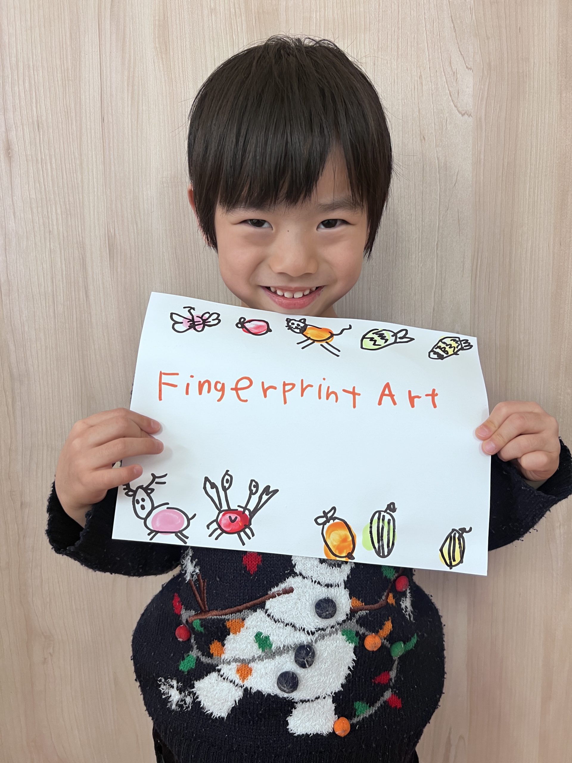 Thumb print art | Prime Academic Preschool