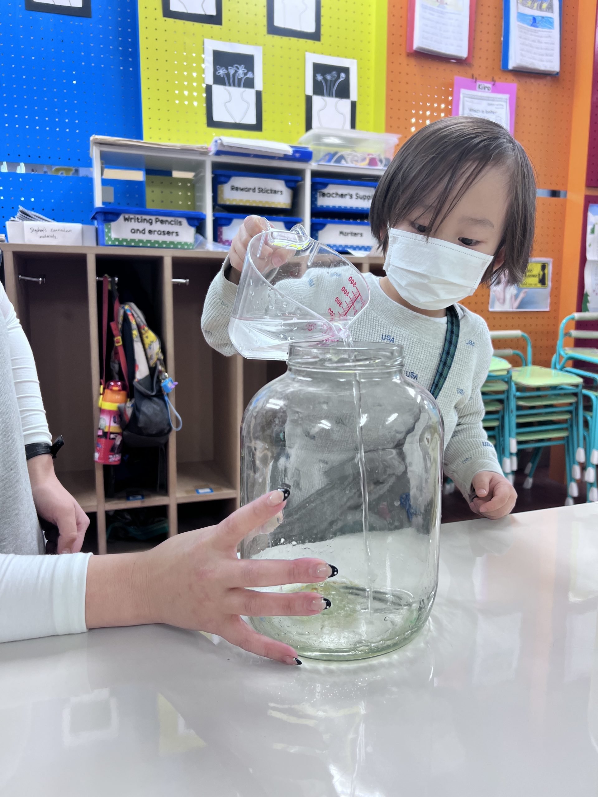 Snowstorm in a jar | Prime Academic Preschool